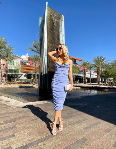 The best periwinkle blue dresses & outfits - Glamour and Gains