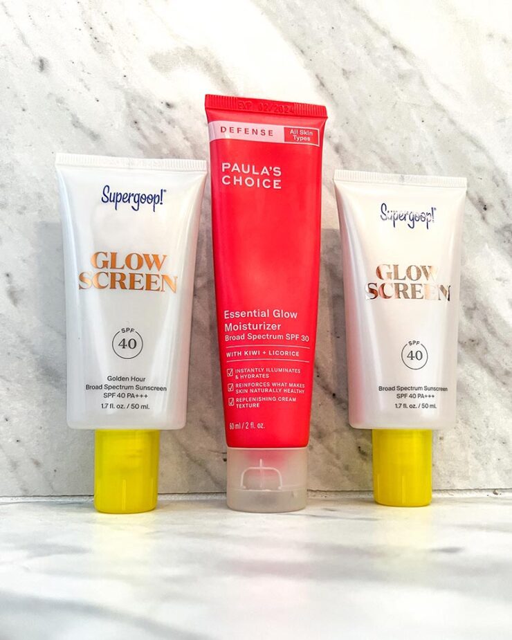 Supergoop Glowscreen or Paula's Choice Essential Glow Moisturizer? They ...