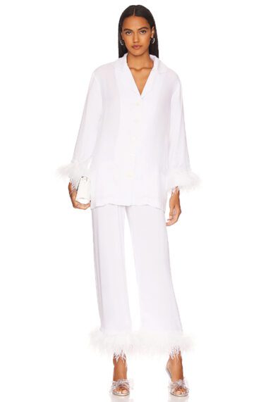 28 Best Feather Pajamas | The Glam Sets To Slip Into This Season ...
