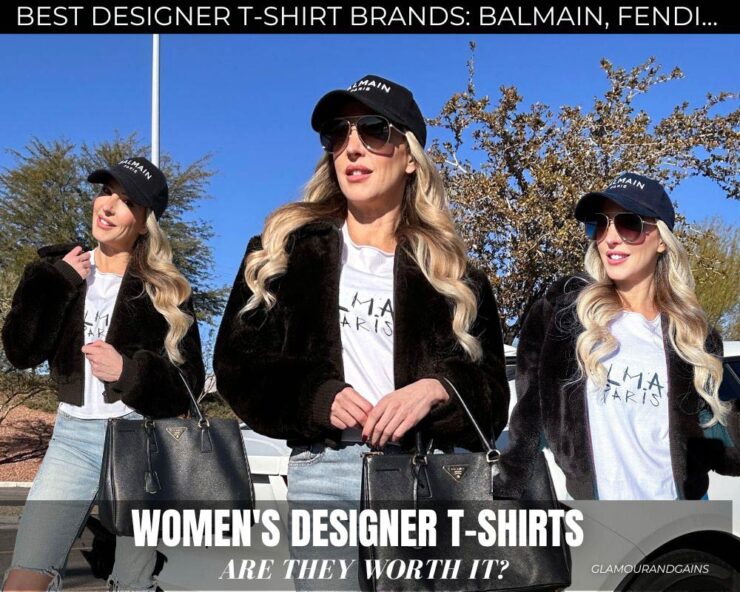 25 best women's designer t shirts & luxury tees + how to style them