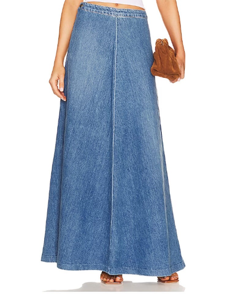 25 best denim maxi skirts for It-girl on trend style