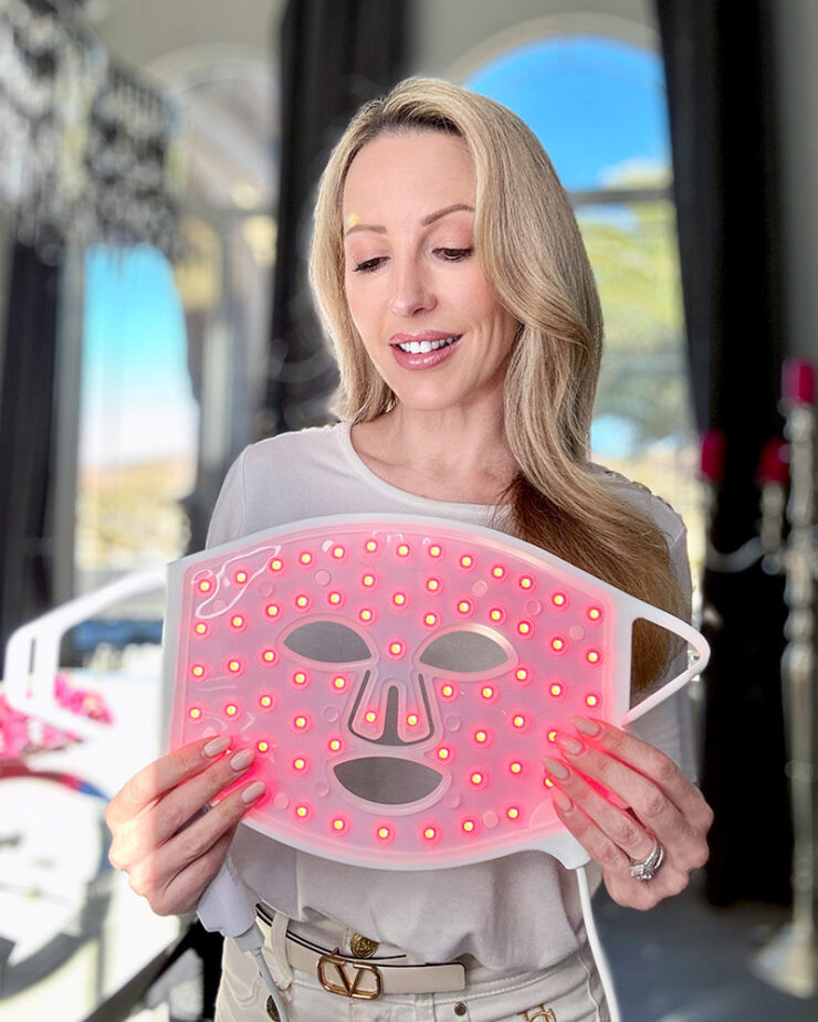 CurrentBody LED mask review | Before & after results - Glamour and Gains