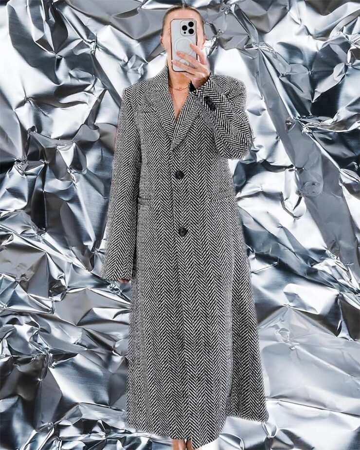 30 best Herringbone coats for women & how to style them