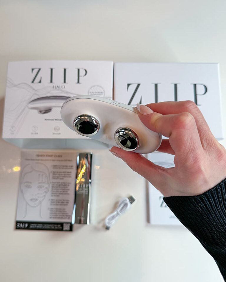 ZIIP Halo review | Does the Microcurrent and Nanocurrent™ beauty device work? - Glamour and Gains