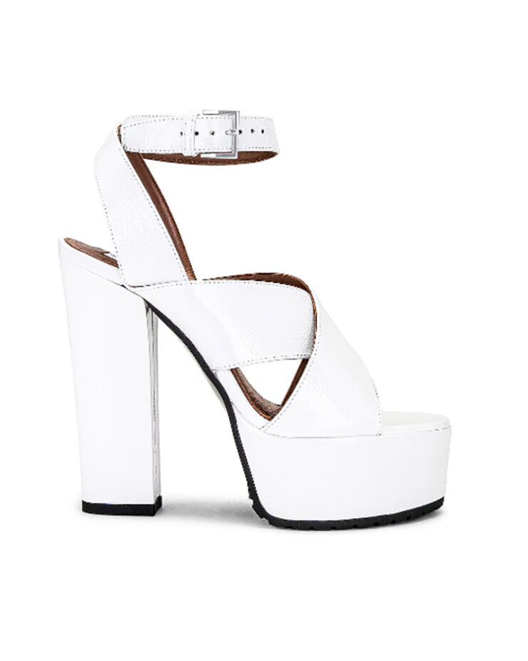 25 Best white platform sandals & heels to be seen in this Summer